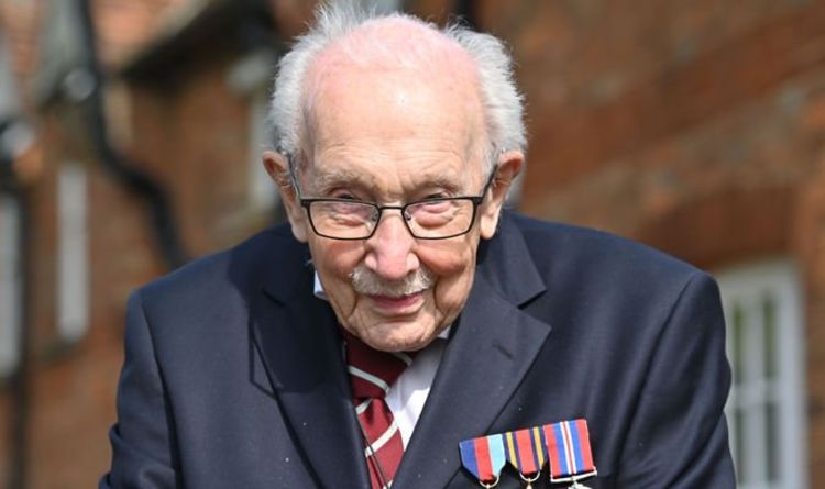 Captain Tom Moore: How much did Captain Tom Moore raise for the NHS? | UK | News (Reports ...